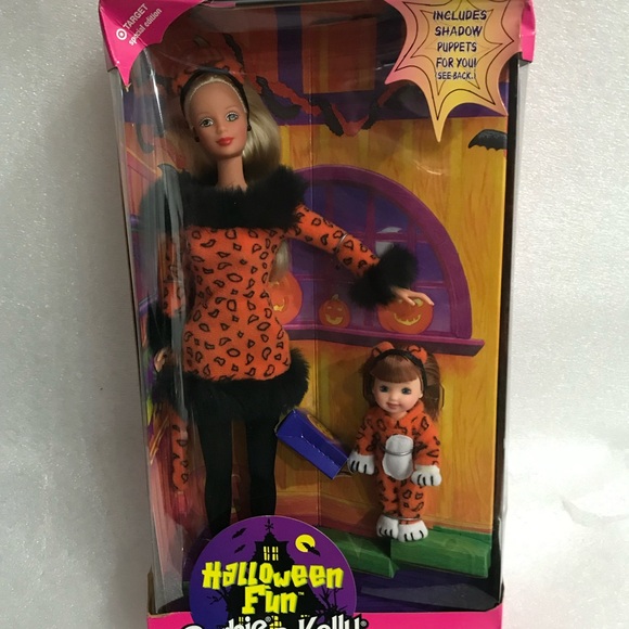 Barbie | Toys | Halloween Fun Barbie Kelly Doll Set Orange And Black ...